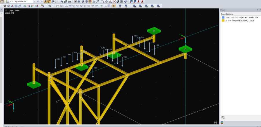 Modular Steel (9/10): Designing with 3D structural analysis program